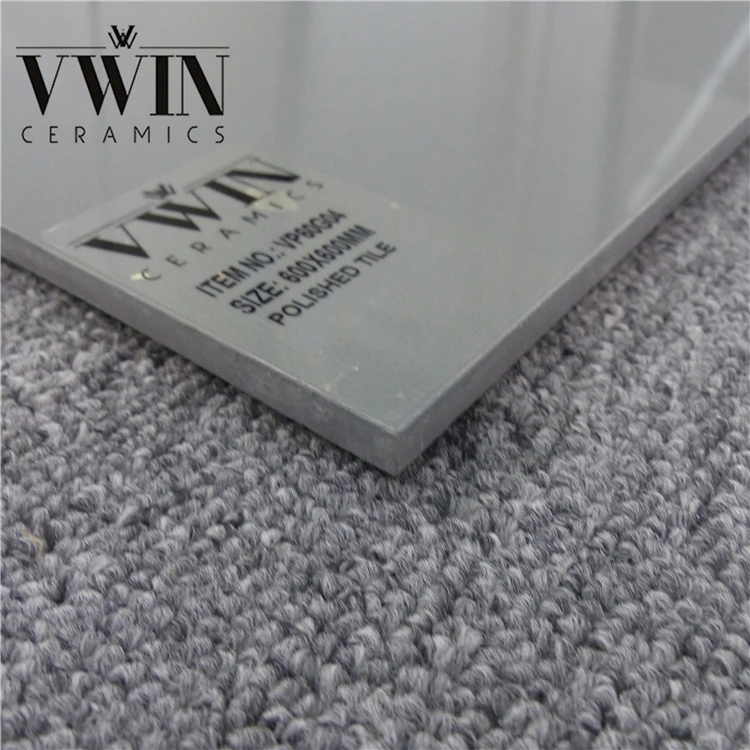 Light Grey Solid Color Ceramic Speckled Floor Tiles In China Dining ...