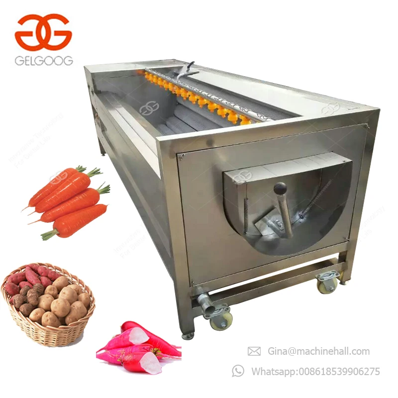 Best Sale Brush Roll Type Vegetable Polish Cleaner Potato Peeler Washer ...
