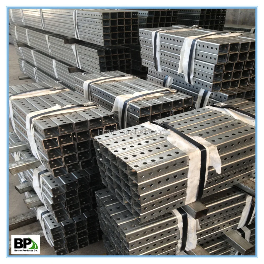 Galvanized Tubular Steel Sign Post Square Cross Section - Buy ...