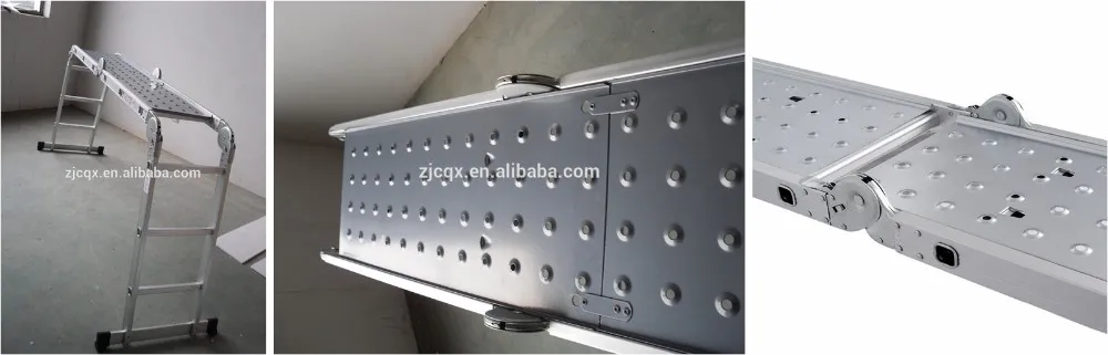 Multi Purpose Aluminium Extension Scaffold Ladder with Free Step Platforms
