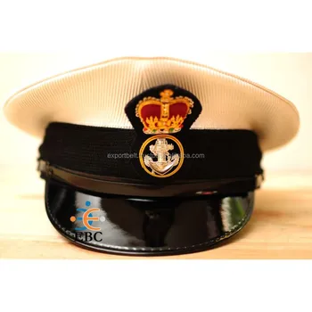White Seaman Cap,Uniform Cap,Captain Cap - Buy Sea Captain Caps,Uniform ...