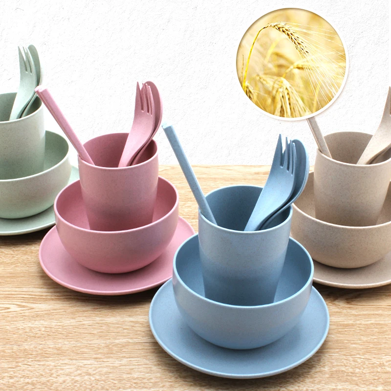 Eco Friendly Products 2019 Wheat Straw Biodegradable Plates And Cutlery ...