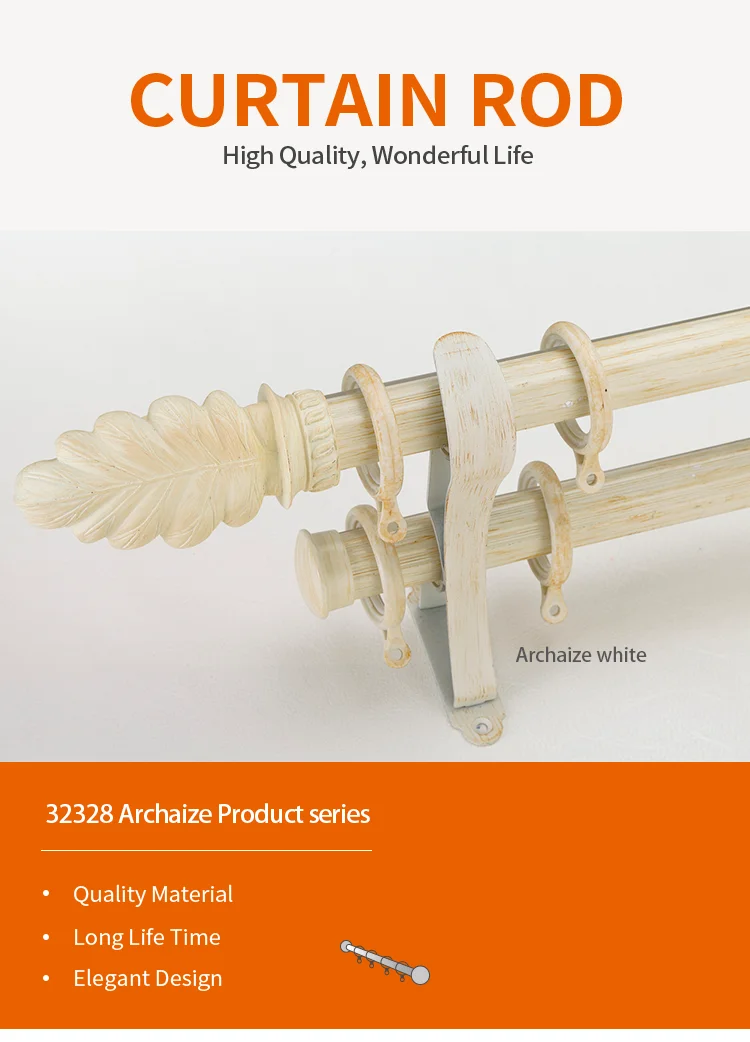 Keewo Home Decoration Arrow Curtain Rods Sleeve With Accessories ...