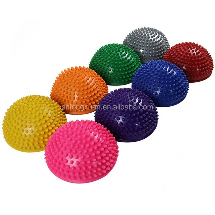 Hemisphere Spiky Foot Massage Balance Ball - Buy Half Massage Ball,Foot ...