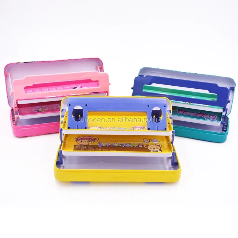 Lovely 3 Layers Tin Pencil Case With Book Holder - Buy 3 Layer Tin ... Lovely 3 Layers Tin Pencil Case With Book Holder - Buy 3 Layer Tin ...