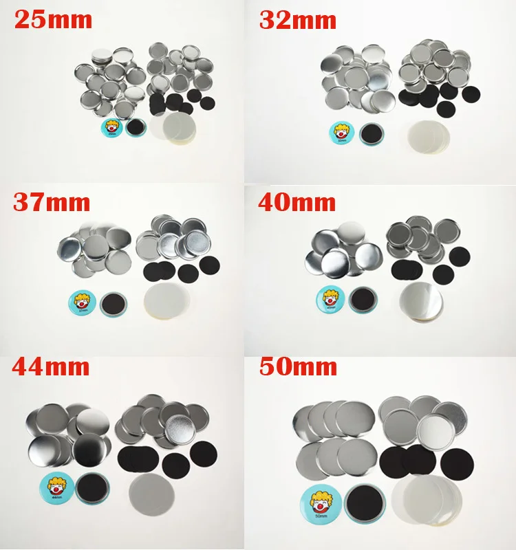 25-75 Mm Round Rubber Magnet Button - Nickel-Free & Magnetic