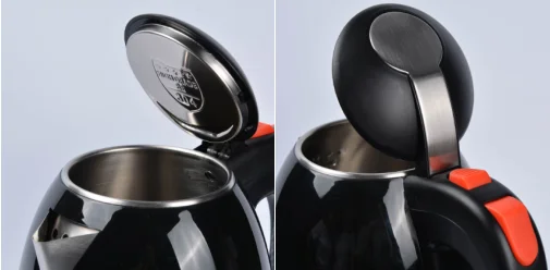 1.8l Double Wall Safe Lock Automatic Opening Lid Electric Water Kettle ...