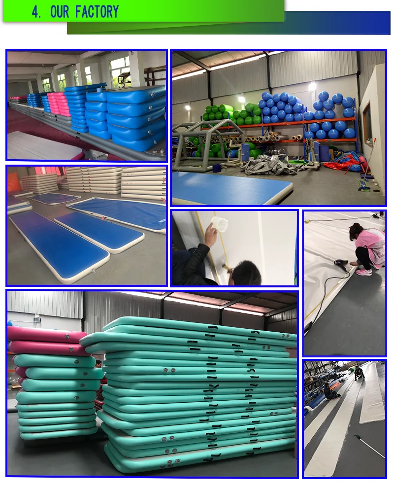 Inflatable Triangle Tumbling Mat - Gymnastics Equipment
