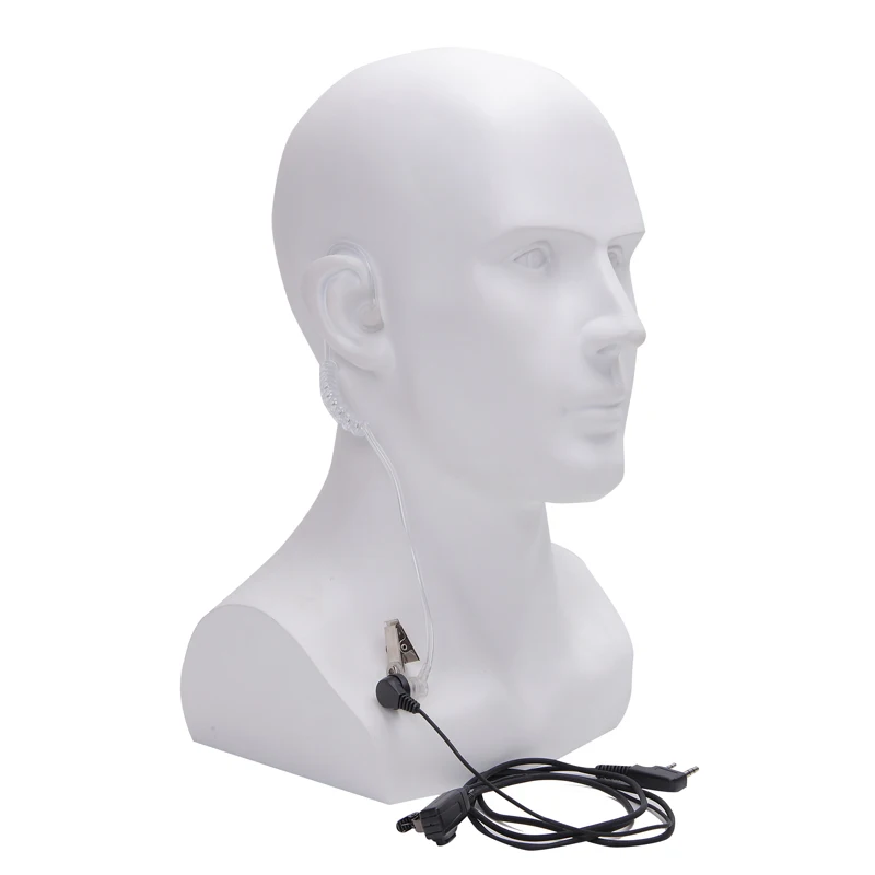 Security Guard Earpieces Police Wired Microphone Ear Hook Handsfree ...