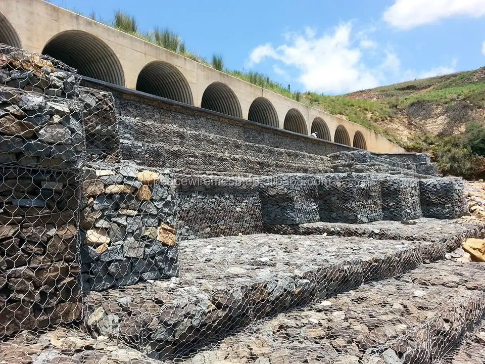 Road Side Gabion Wall Foundation,Gabion Baskets - Buy Gabion Wall ...