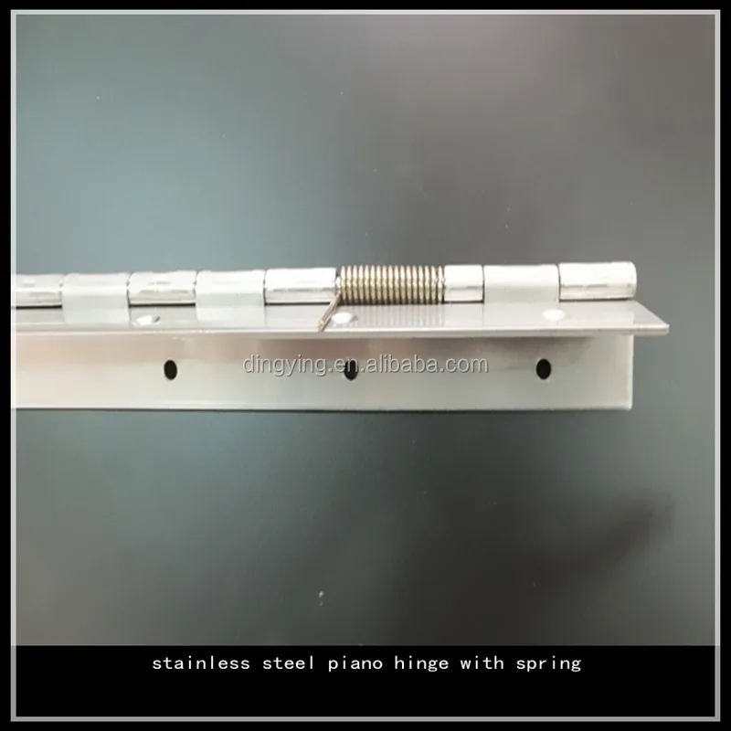 Stainless Steel 304 Continuous Long Spring Piano Hinge for Doors ...