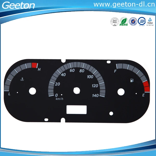 Screen Printing Custom 2d Car Digital Speedometer Tachometer Faceplates ...