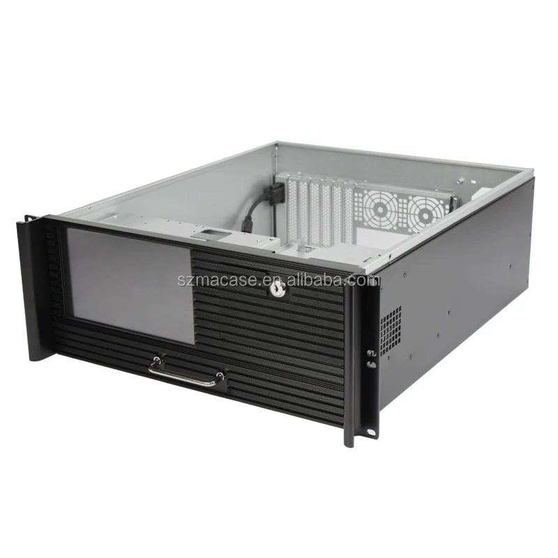 19inch Industrial Server Cases 4u 19 Inch Rack Mount Chassis With Lcd ...
