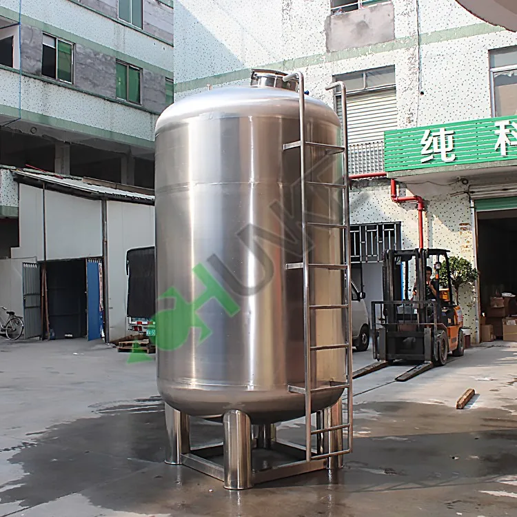 5m3 Stainless Steel Water Storage Tank With Ladder For Cosmetic Food ...