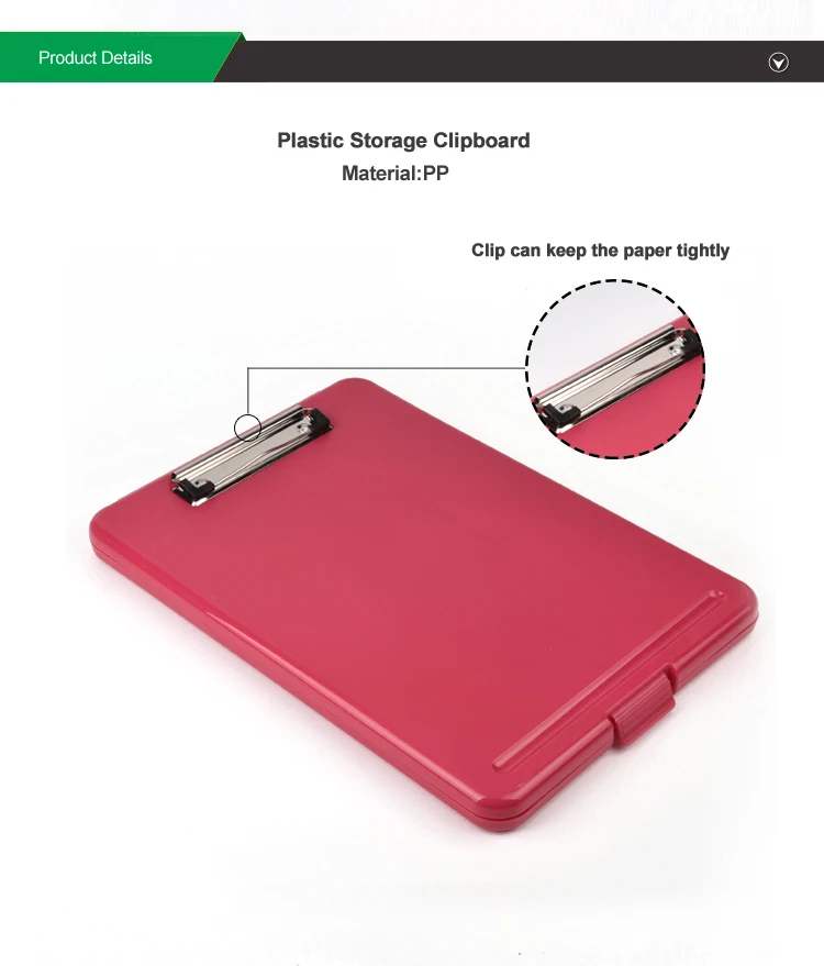 China Factory pp Material A4 Size Plastic Storage Clipboard| Alibaba.com