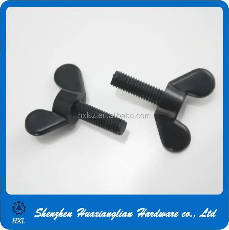 Zwart En Wit Plastic Nylon Vlinder Vleugel Schroef Met Hoge Kwaliteit ...