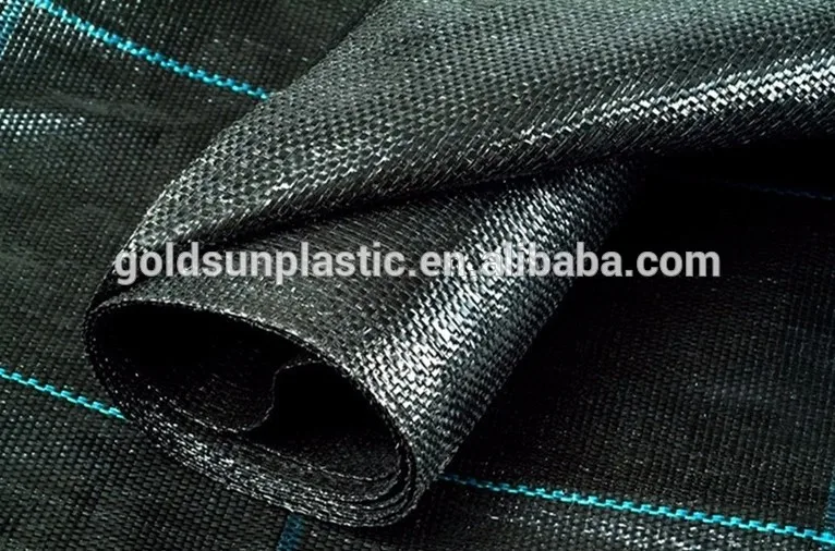 Agricultural Black Plastic Weed Control Mat Ground Cover Dark Weed ...