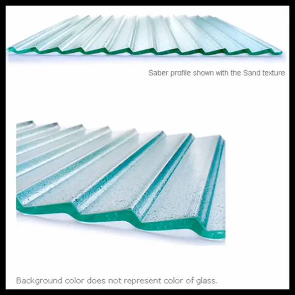 Transparent Corrugated Glass Panels - Buy Corrugated Glass,Corrugated ...