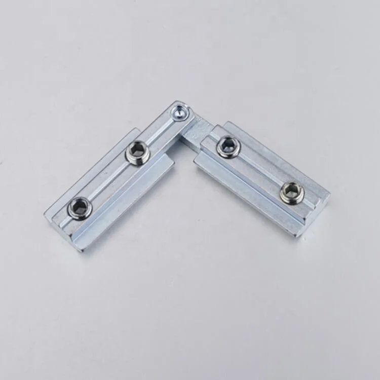 345.0800a.02 10 Slot Aluminum Profile Accessory Adjustable Steel Corner ...