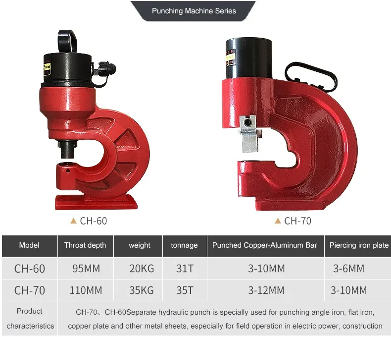 DHY-200 Three-in-one hydraulic punching bending cutting bus bar machine ...