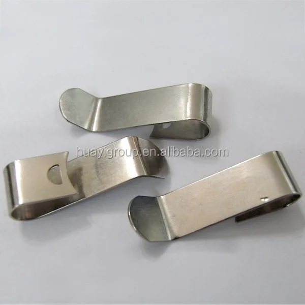 Federstahl Gürtel Clips/flachen Federstahlklammern - Buy Holster ...