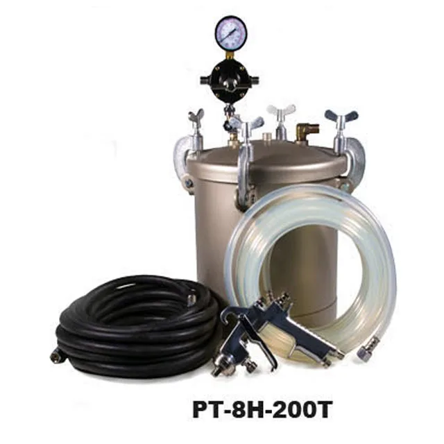 10l Paint Tank With Spray Gun Teflon Coating Anti-corrosion - Buy Paint ...