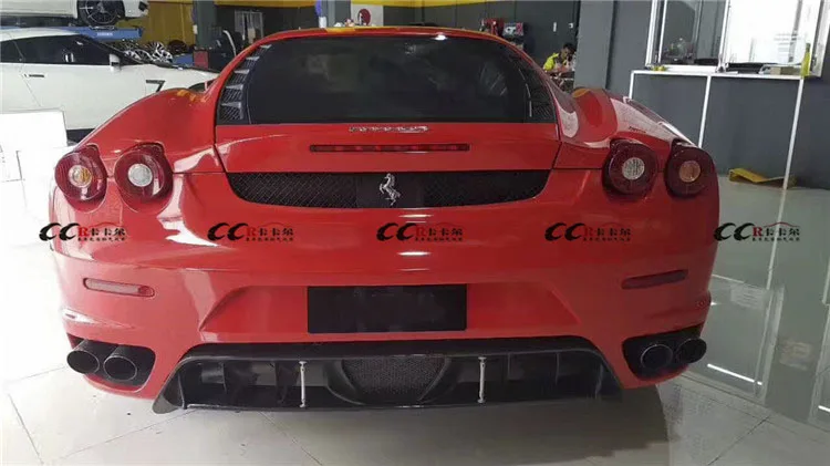 Beautiful Carbon Fiber Hm Style Body Kit For Ferrari F430 Front Spoiler ...