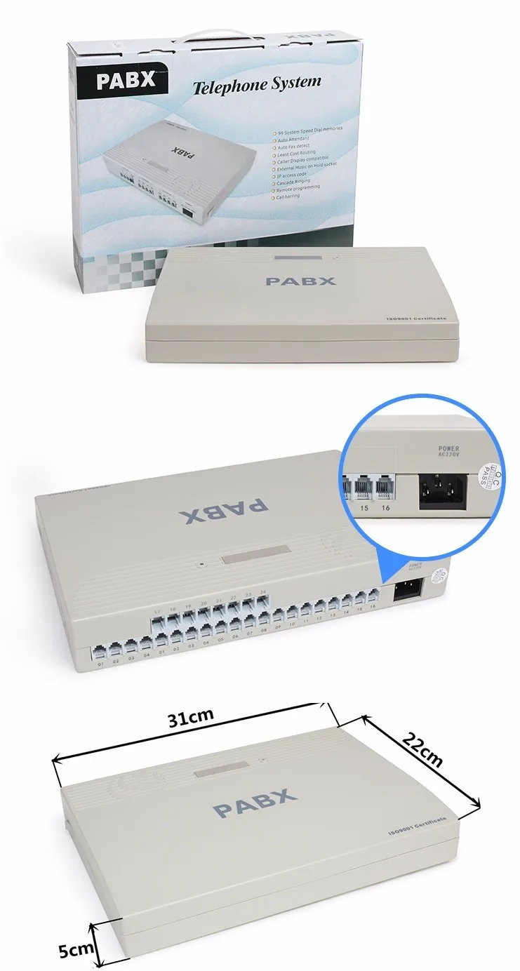 4 CO and 16 Extension PABX System - Efficient Communication