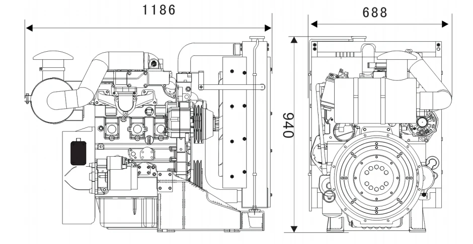 1003g 3 Cyl Diesel Engine For Generating Set - Buy 3 Cyl Diesel Engine ...