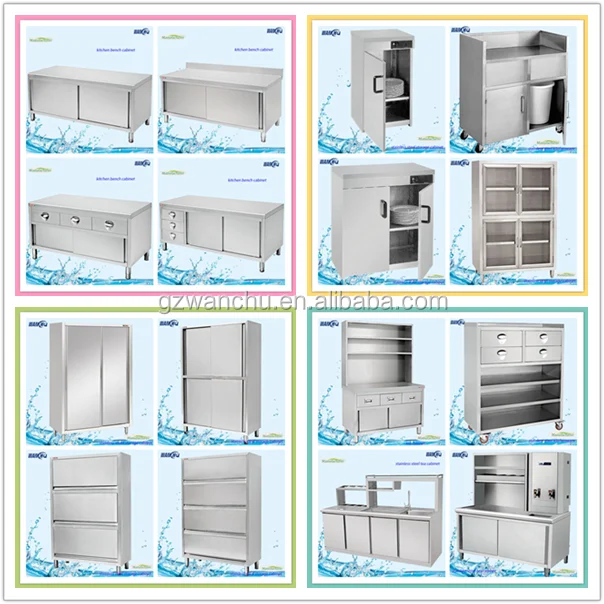 Stainless Steel Restaurant Hotel Wall Mounted Kitchen Plate Cabinet ...