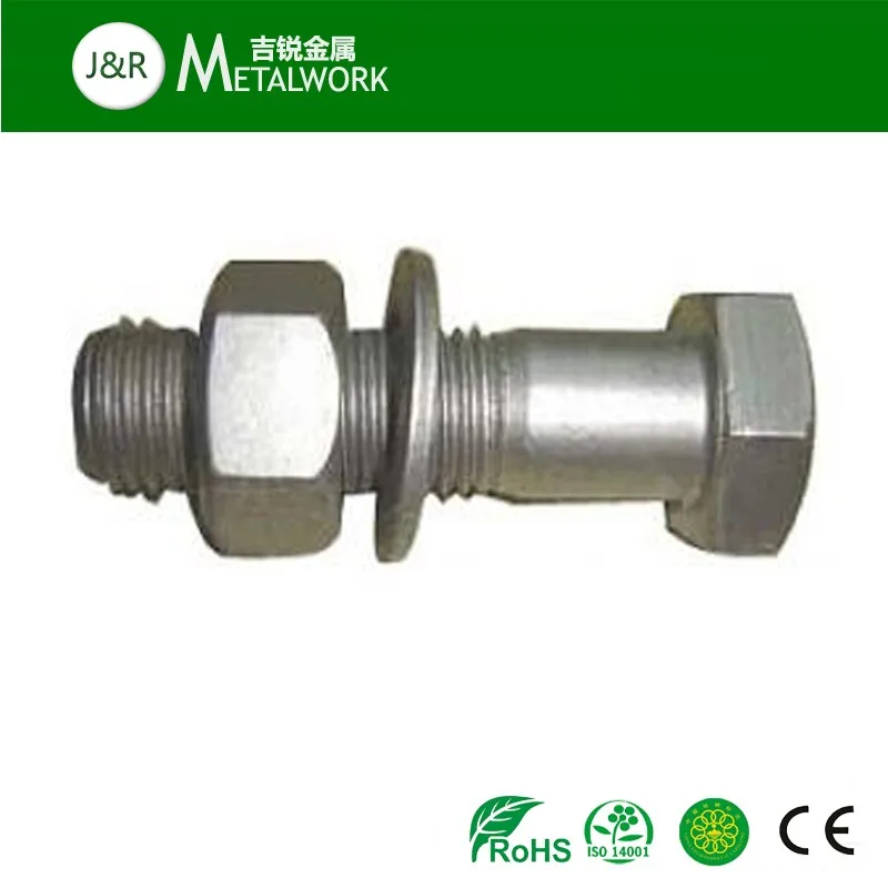 Factory Price M30 M40 M45 Dacromet Plated Full Thread Hexagon Head Bolt ...