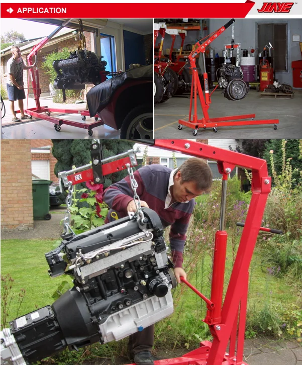 1ton High Cost-performance Cerfitified Powerful Hydraulic Engine Lifter ...