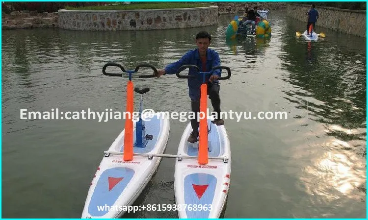 2016 Ho T Sale2 Passenger Frp Paddle Water Bike/ Pedal Bicycle With ...