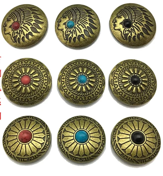 Chinese Imports Wholesale Custom Metal Conchos With Screw - Buy Belt ...