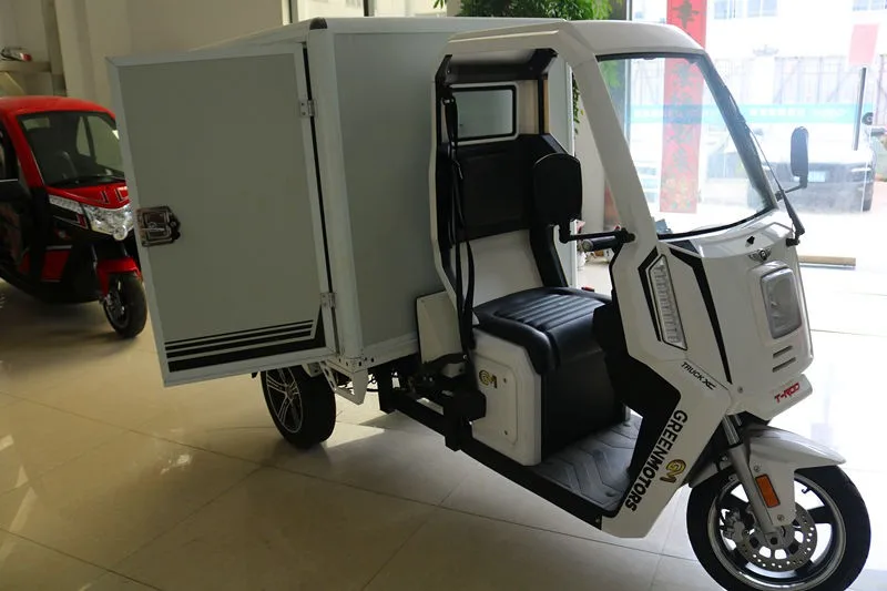 3 Wheel Closed Cabin Electric Tricycle Cargo - Buy Electric Tricycle ...