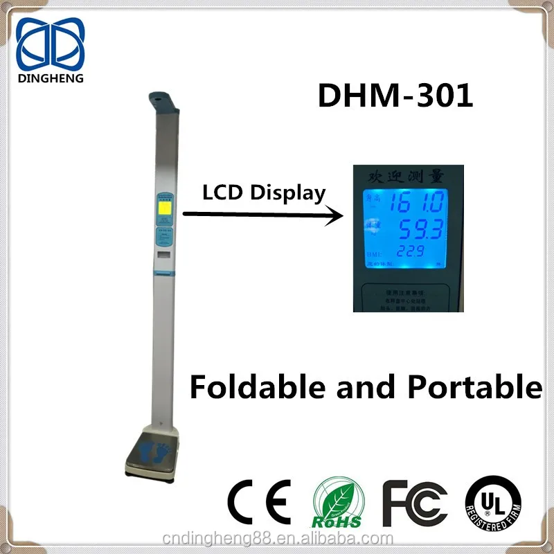 Digital Portable Height Weight Measuring Machines With Printer - Buy ...