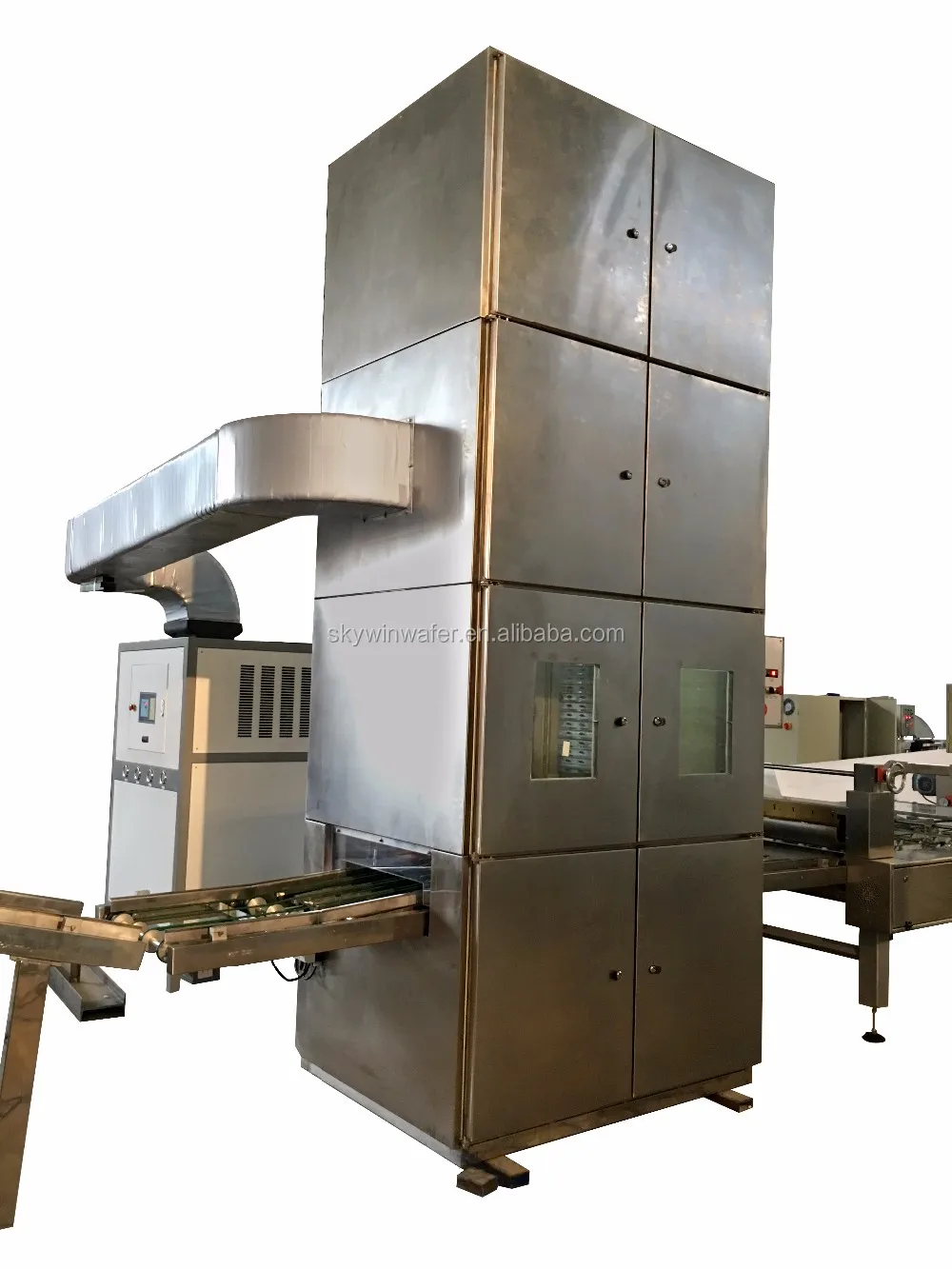 Wafer Baking Equipment Chocolate And Cream Wafer Biscuit Making Machine ...