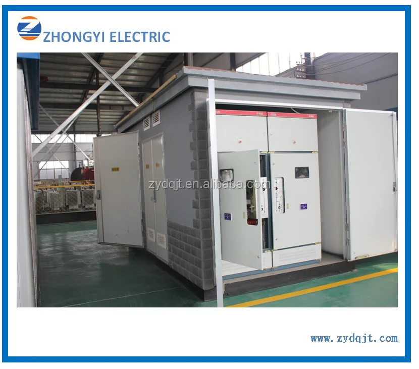 Outdoor Switchgear Cubicle 500kva Transformer Substation