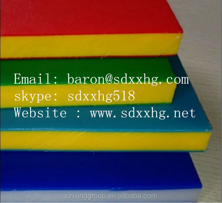 Sandwich 3 Layer Hdpe Double Color Plastic Sheet And Board,Two Colors ...