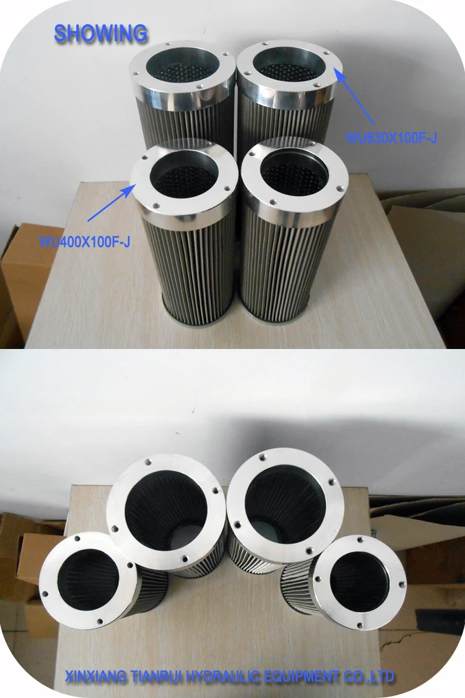 Filter Cartridge Wu-400x100f-j Used For Oil Feeding Tank - Buy Filter ...