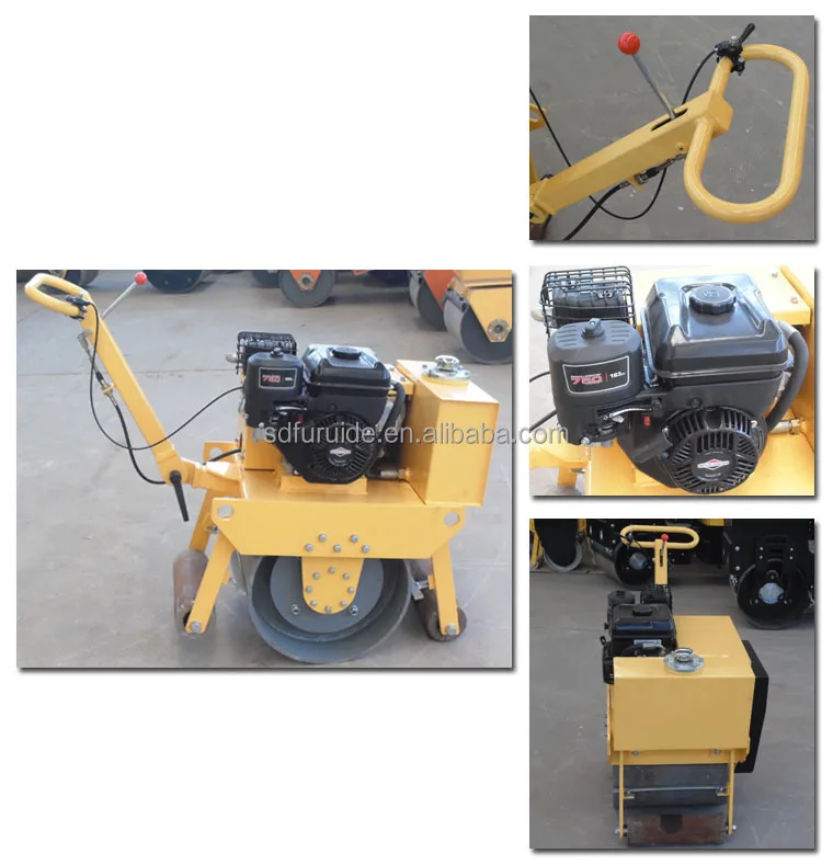 Mini Vibración Rodillo Compactador Manual Con 200 Kg Peso (fyl-450 ...