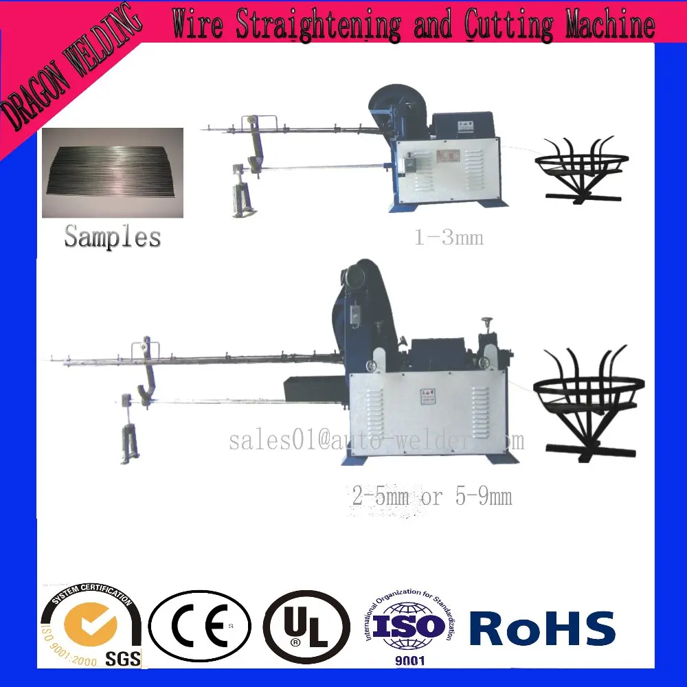 1-3mm Automatic Wire Straightening And Cutting Machine Wire Shelf ...