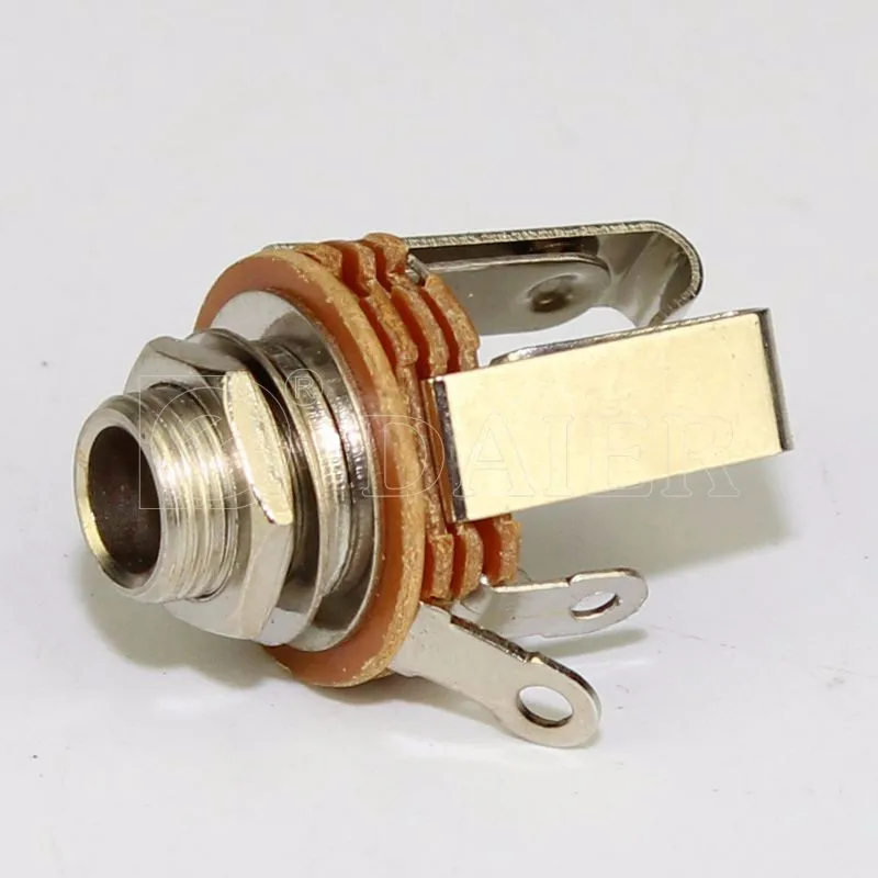Female 1/4 Inch Jack With Nut And Washer Mono 6.35 Phone Jack - Buy 6. ...