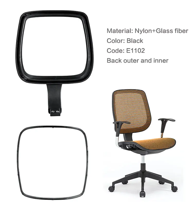 Office Chair Plastic Component Backrest Chair Back Part - Buy Office ...