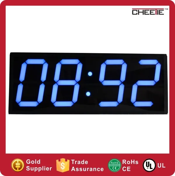 Large Outdoor 9 Inch 4 Digit Digital Timer We I.d. Countdown Clock ...
