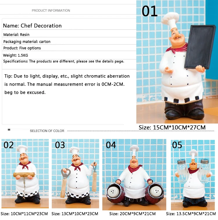 Lovely Design Resin Resin Fat Chef Figurene Sculpture - Buy Resin Chef ...