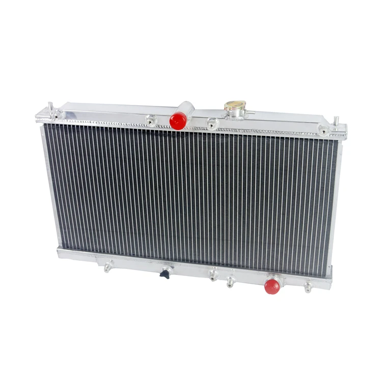 Aluminum Dual Core Radiator Intercooler Radiator For 97-01 Honda ...