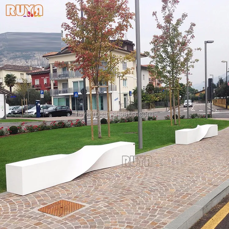 Fibreglass Modular Seating - Stylish & Durable Outdoor Benches