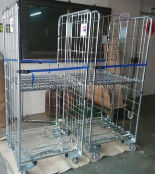 Cargo&storage Equipment Rolling Cage Cart Warehouse Roll Cages - Buy ...