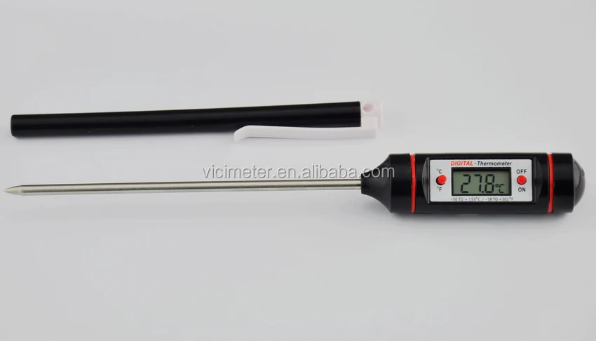 Pen Style Slim Long Needle Type Bbq Digital Thermometer Tm110 - Buy ...